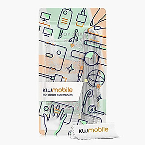 kwmobile Crossbody Case Compatible with Apple iPhone 6 / 6S Case Strap - Indian Sun Pink/White/Transparent