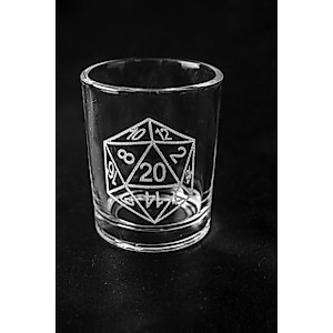 DnD shot glasses/votive holder - Set of 2
