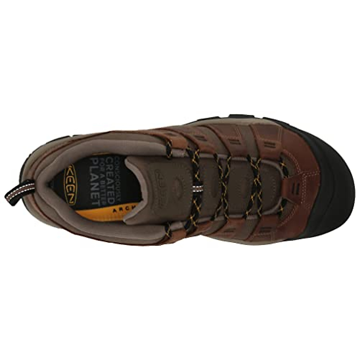 KEEN Men's Newport Durable Breathable Low Height Hiking Shoes, Toasted Coconut/Old Gold, 9.5