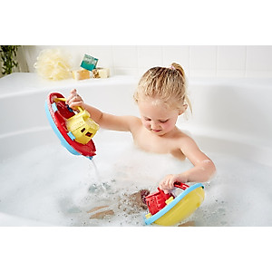 Green Toys Tug Boat Yellow - CB3