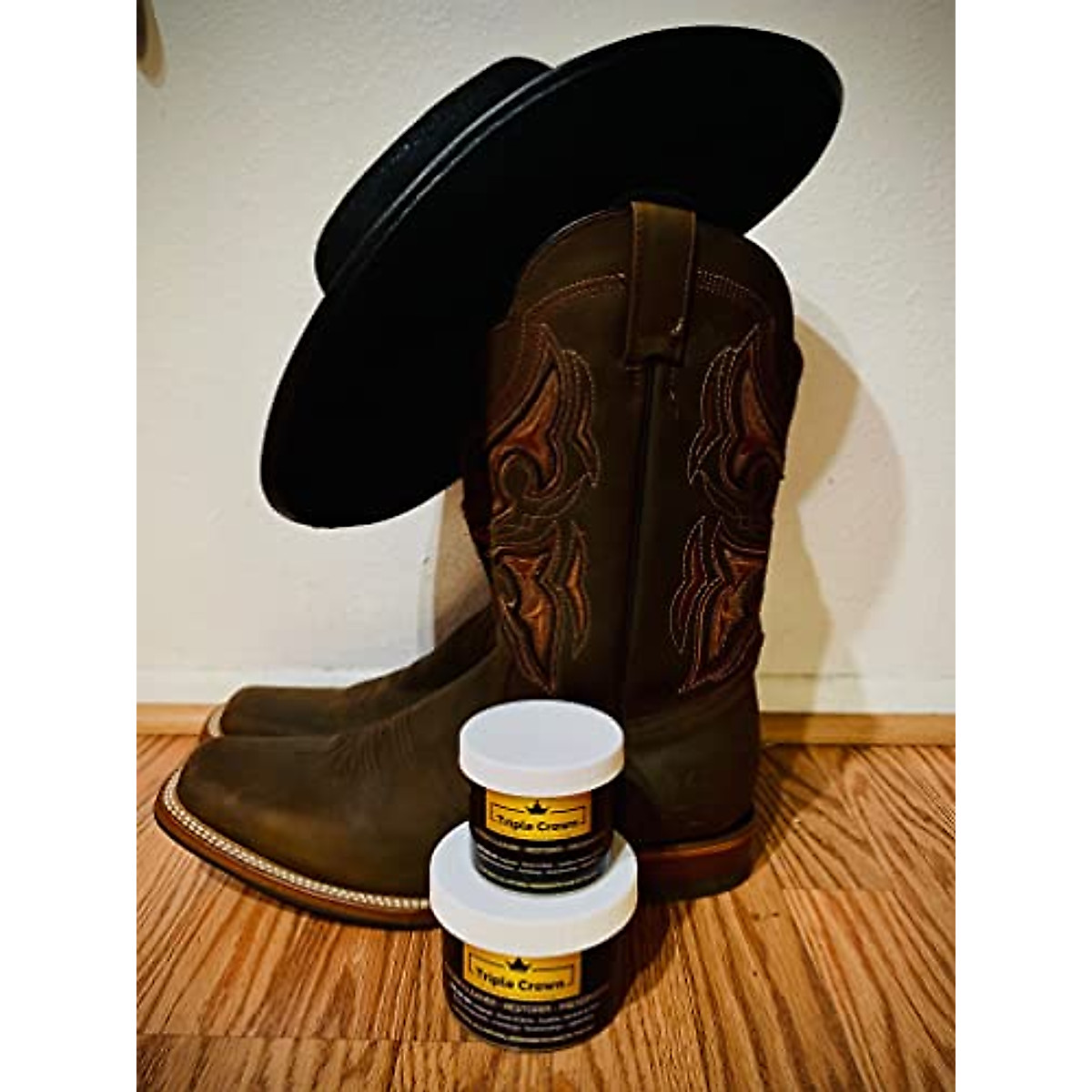 Accessible Preservatives 4 Ounce Leather formula; leather conditioner; leather cleaner; leather restorer for use on auto interiors, shoes, bags. Made in the U.S.A.