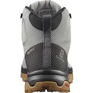 Salomon Outline Mid Gore-TEX Hiking Boots for Men, Black/Beluga/Capers, 7