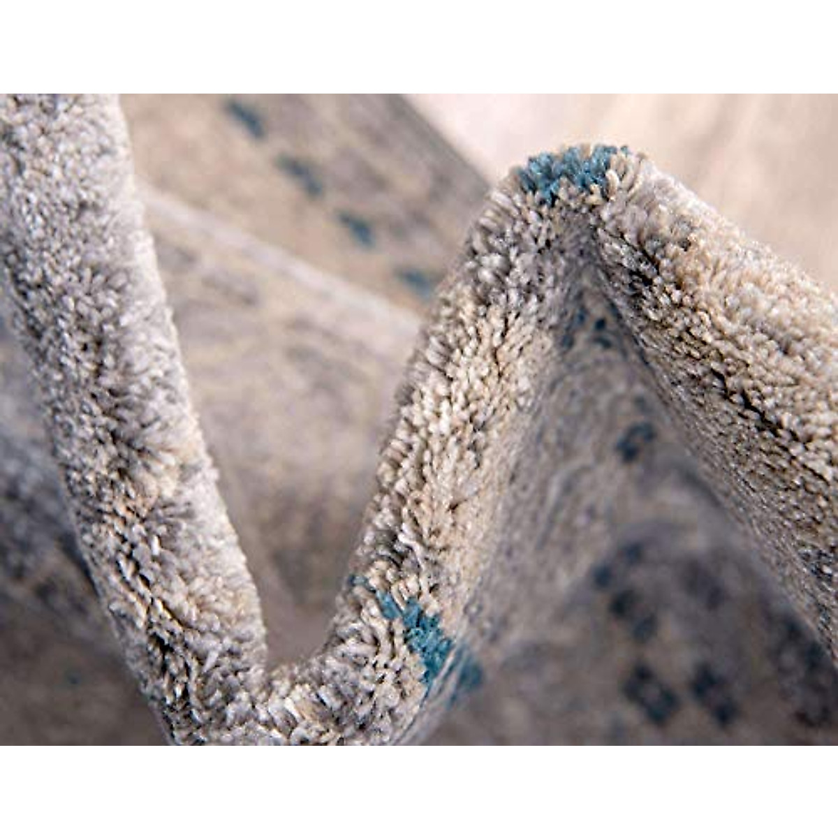 Unique Loom Salzburg Collection Classic Traditional Design Oriental Inspired Area Rug, 10 ft x 13 ft, Gray/Beige