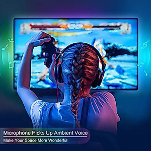 KENTA Led Strip Lights 35ft Smart Light Strips with App Control Remote, 5050 RGB Led Lights for Bedroom, Music Sync Color Changing Lights for Room Party