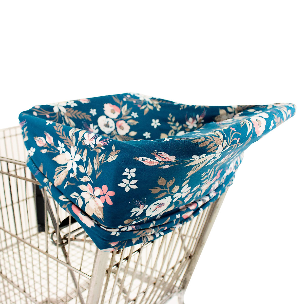 Bebe au Lait 5-in-1 Multi-Use Cover: Nursing Covers for Breastfeeding, Infinity Scarf, Nursing Shawl, Car Seat Cover, Shopping Cart Cover, Carrier Cover, Privacy Nursing Cover- Midnight Floral