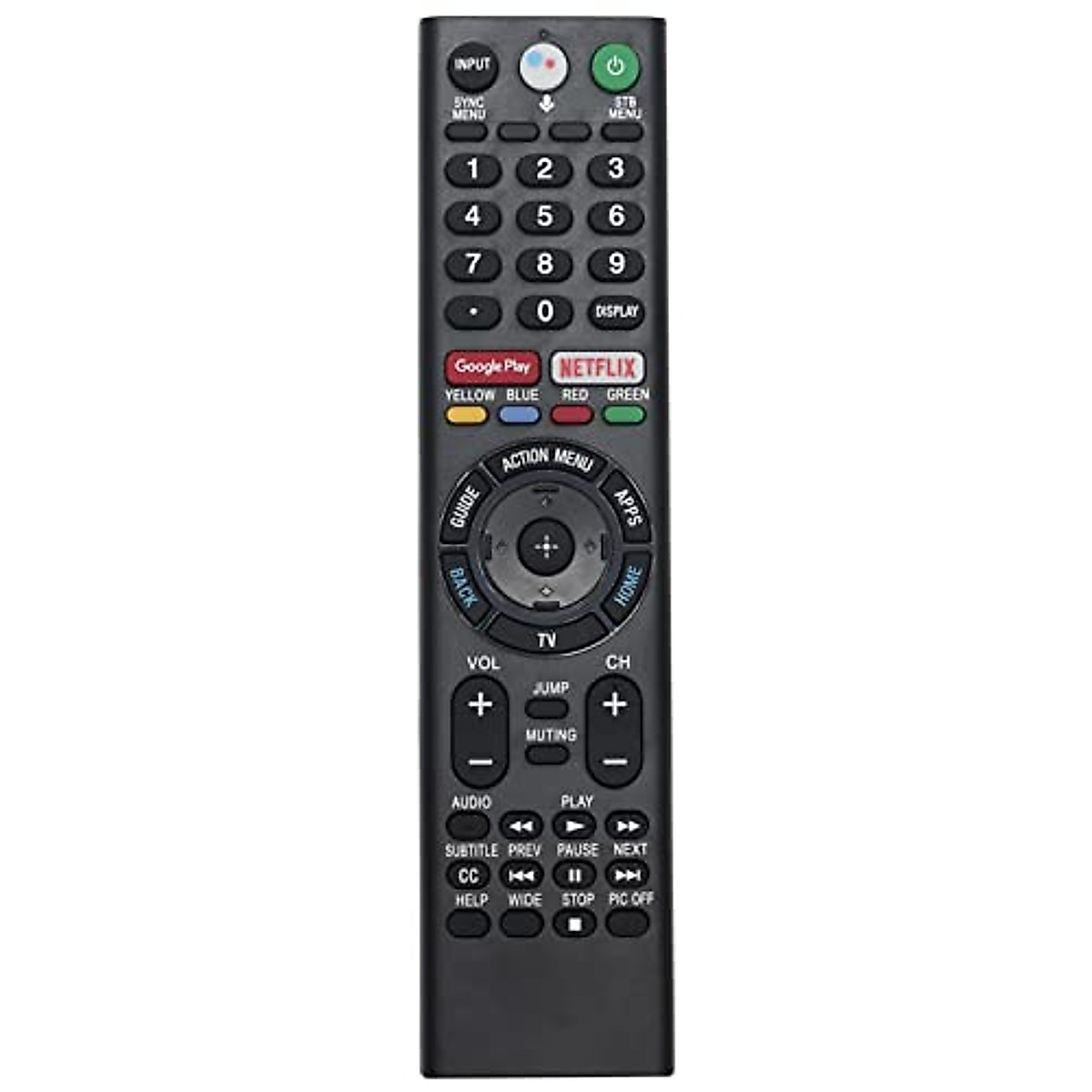 RMF-TX310U Replace Voice Remote Control with Mic fit for Sony 4K Smart Bravia TV XBR-43X800G XBR-75X800G XBR-65X800G XBR-49X800G XBR-55X800G XBR-85X900F XBR-49X900F XBR-75X900F XBR-65X900F