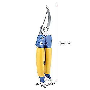 Pruning Shears Multi-function Plant Flower Scissor Cutter Branch Pruner Clippers Razor Hardware Tool for Tree Bonsai Gardening,Gardening Shears Scissors Grass Clippers
