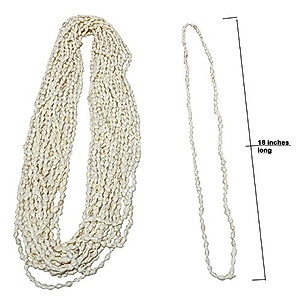 U.S. Shell, Inc. 05195 White Nassa Necklace, White Nassa Necklace,