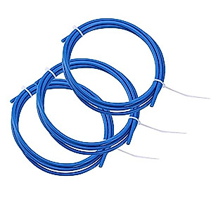 3 Pieces of PTFE Tube PTFE Tube (1.5M) 1.75Mm Filament with Tube Cutter, 6 Pieces of PC4-M10 Accessories - (Color: Blue)