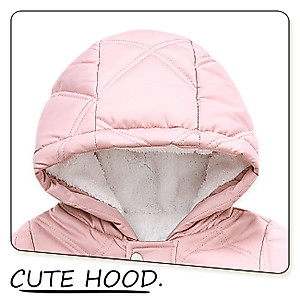 Tumaron Baby Girl Snowsuit Infant Winter Boy Clothes 6-9-12 Months Toddler Warm Jacket