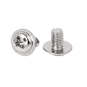 New Lon0167 Computer PC Featured Case Nickel Plated reliable efficacy Phillips Washer Motherboard Screw PWM3x5mm 300pcs(id:86a 42 69 600)