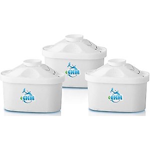 EHM SureFlow Alkaline Water Pitcher Replacement Cartridge – Healthy Drinking Water, PH 8.5-9.5, 6-Stage Filtration & Hydration System