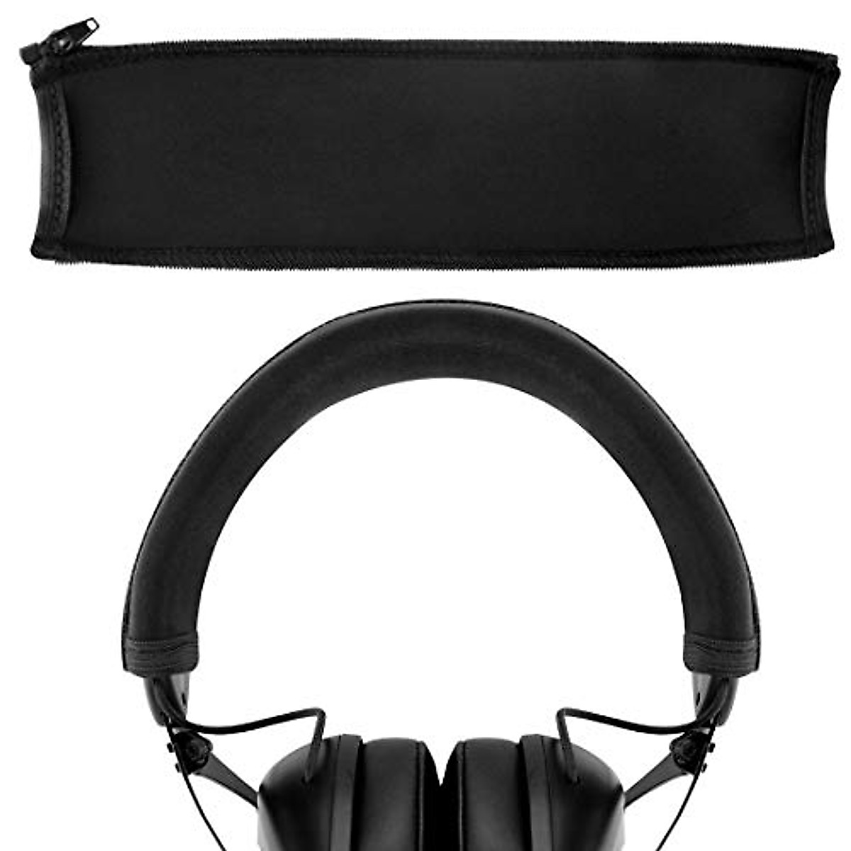 Geekria Headband Cover Compatible with V-Moda Crossfade LP, Crossfade M-100, Crossfade Wireless Headphone/Headband Protector/Headband Cover Cushion Pad Repair Part, Easy DIY Installation.