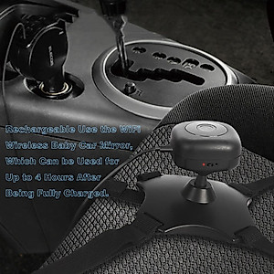 Baby Car Mirror, WIFI Wireless Baby Car Camera, Baby mirror for car, HD 1280P Camera Rear Facing Car Seat Mirrors, Safety Car Seat Mirror for Rear Facing Toddler Infant Child with Night Vision - Black