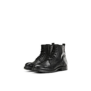 JACK & JONES Men's Biker Boots, Grey Anthracite Anthracite, 8