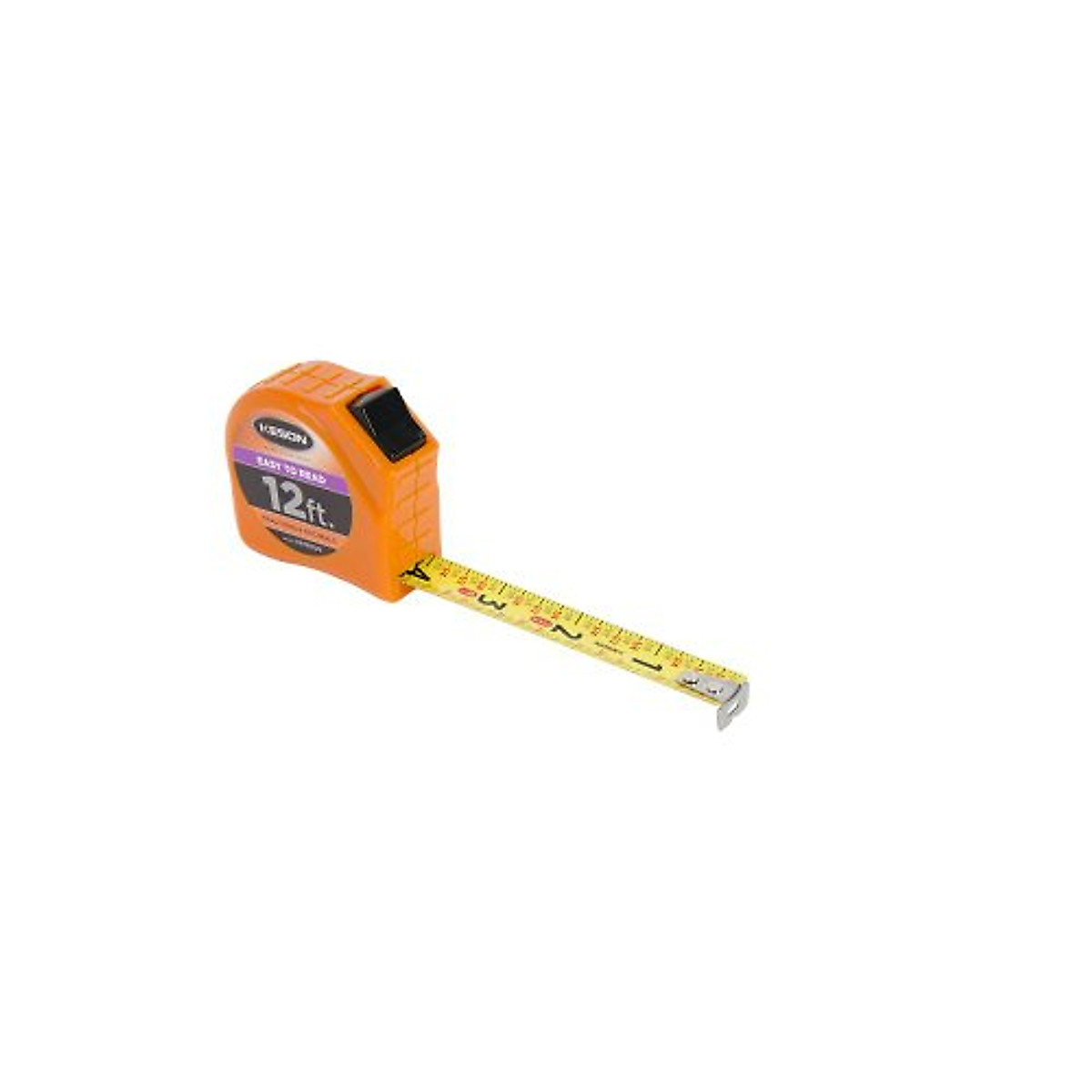 Keson Tape Measure, 5/8 In x 12 ft, Orange, In/Ft (PGTFD12V)
