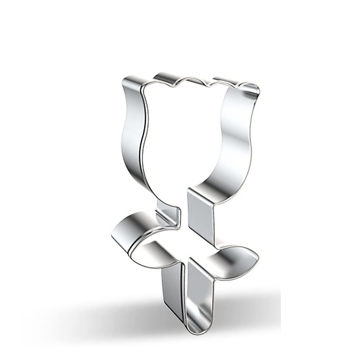 WJSYSHOP Rose Flower Shape Cookie Cutter - B