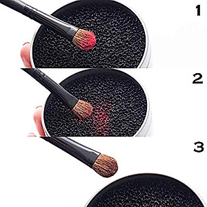 Myboree Makeup Brushes Cleaner Eye Shadow or Blush Color Removal Sponge Kit
