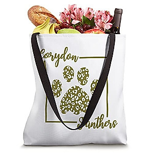 AS tees Corydon Central Panthers Cheetah Paw Print Tote Bag
