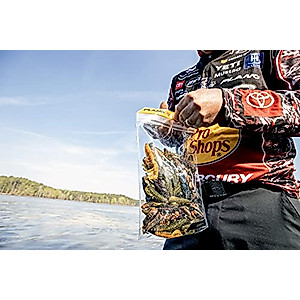 Plano StowAll Series 3600 Waterproof Storage Bag, 7.25”L x 11”H, Transparent, TPU Plastic Bags for Soft Baits & Fishing Tools, Water-Resistant Storage Bags