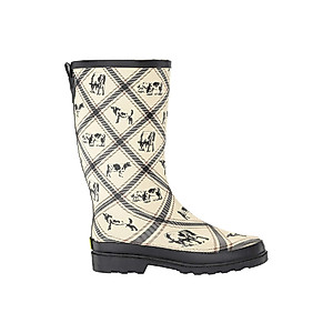 Western Chief Printed Tall Rain Boot Country Cows 10 M