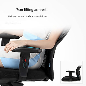 IRDFWH Ergonomic Computer Chair Home Swivel Chair Boss Seat Thicken Cushion Comfortable Reclinable Office Chair Sync Back Function