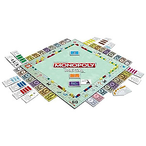 Monopoly The Mega Edition by Winning Moves Games USA, a Bigger and Faster Version of Monopoly with the Speed Die for 2 to 8 Players, Ages 8 and up (1104)