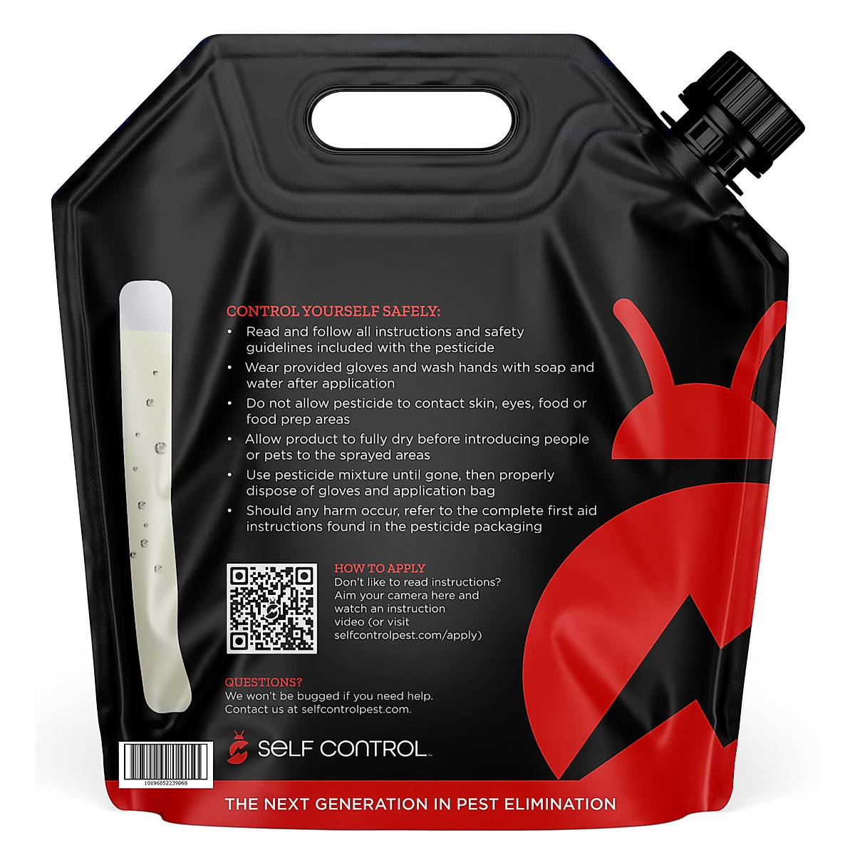 Self Control, Professional Grade Do-It-Yourself Pest Control Kit, 3-Month Supply of Bug Spray Concentrate with Guaranteed Results, Eliminates Ants, Roaches, Fleas, Mosquitos, and Flies (.27 Ounce)