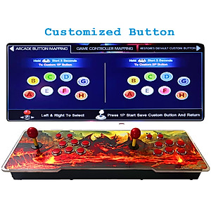 RegiisJoy 28890 Games in 1 Pandora 60S Arcade Game Console Retro Game Machine for PC & Projector & TV, 2-4 Players, 1280X720, 3D Games, Search/Hide/Save/Load/Pause Games, Favorite List