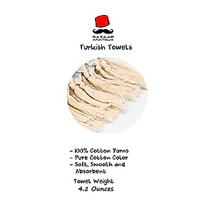 Turkish Hand Towel Set of 4 Diamond Peshtemal Towel 100% Cotton 38x18" Light Weight Thin Quick Dry Hand Hair Gym Face Bath Tea Kitchen Dishcloth Set Decorative Towels for Bathroom (Cream)