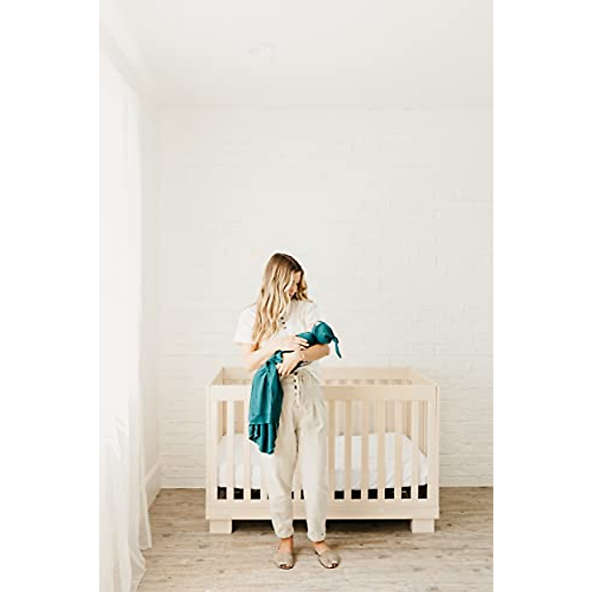 Copper Pearl Large Premium Knit Baby Swaddle Receiving Blanket Jaspar