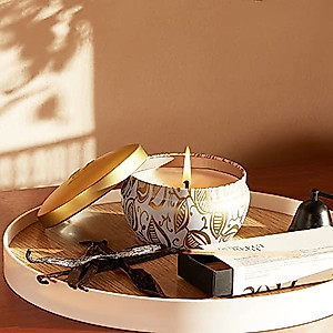 LA JOLIE MUSE Vanilla & Coconut Scented Candles, Candles Gifts for Women, Soy Wax Candles for Home, 45 Hours Long Burning, 6.5 oz in Tin