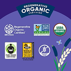 Lundberg Brown Jasmine Rice, Ready in 90 Seconds – RegenerativeOrganic Certified Long Grain Brown Rice, Microwavable, Fluffy, Non-Sticky, Aromatic Organic Rice, 8 Oz