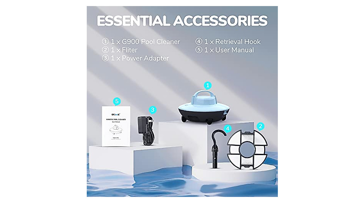 Grennix Robotic Pool Vacuum Cleaner - Effortless Pool Cleaning