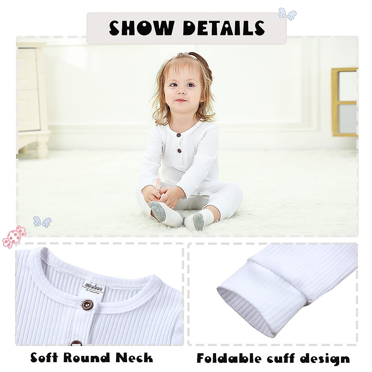 Newborn Baby Boy Girl One Piece Romper Jumpsuit Solid Ribbed Baby Boy Clothes Onesies Outfits