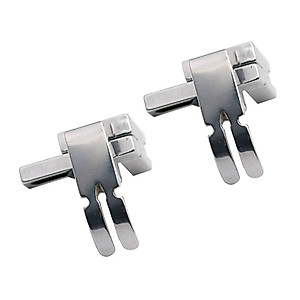 YICBOR 2PCS Universal Presser Foot #T3 Three in One Multifunctional Presser Foot Adjustable Left and Right Single-Sided Presser Foot (Metal)