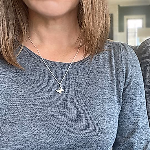 EFYTAL Condolence Gifts, 925 Sterling Silver Butterfly Necklace in Remembrance, Sympathy Gift for Passing of Loved One, Condolences Jewelry for Her