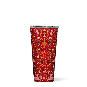 Corkcicle Disney Princess Snow White Travel Tumbler, Insulated Water Bottle with Lid, Spill Proof for Wine, Coffee, Tea, and Hot Cocoa, 16 oz