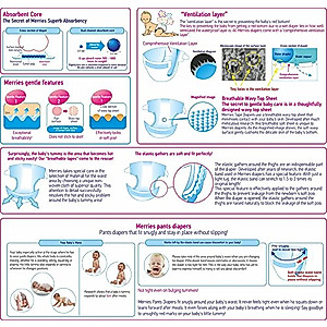 Diapers - Japanese Tapes - Import Diapers Merries Smooth Air-Through - 82 Pieces - S 8-17 lbs - Comfortable Fit - Prevents Leakage from The Sides - Less Pressure On Your Baby's Tummy