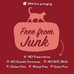 Human-Grade Mixed Variety Pack Wet Cat Food Pouch — Moist, Soft Cat Food Mixer, Topper, and Rotational Meal (2 Chicken, 2 Salmon) by Portland Pet Food Company