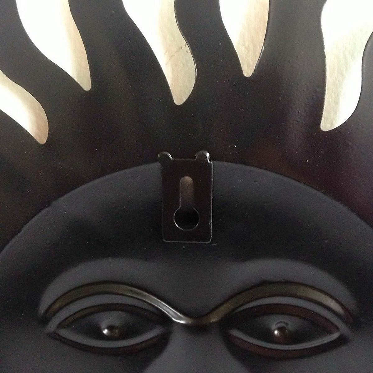 WOERTE HOME Indoor or Outdoor Decoration Artistic Metal Sun Wall Art 12.8-Inch