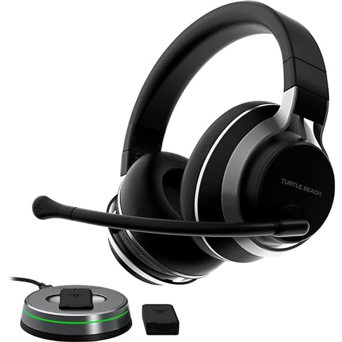 Turtle Beach Stealth Pro Multiplatform Wireless Noise-Cancelling Gaming Headset for Xbox Series X|S, Xbox One, PS5, PS4, PC, Mac, Mobile – Swappable Batteries – Black