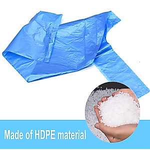 4 GALLON Bathroom Trash Bags, 4 Rolls/100 Counts Small HANDLES Garbage Bags for Office, Bathroom Wastebasket Waste Bin Colorful Portable Rubbish Bags (100)