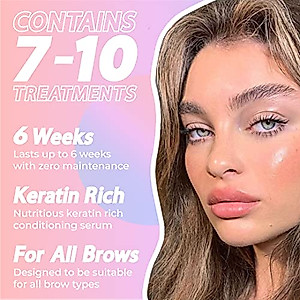 Brow Lamination Kit by Beau | Professional Eyebrow Lamination Kit with Keratin Conditioning | Instant DIY Eye Brow Lift Kit for Fuller, Thicker, Beautiful Brows | Easy to Use & Long Lasting Results