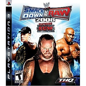 WWE SmackDown vs. Raw 2008 - Playstation 3 (Renewed)