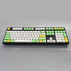 Gliging 124 Keys Keycaps XDA Profile Dye-Sub Personalized Theme Gaming Keycap for Cherry Mx Switch Mechanical Keyboard