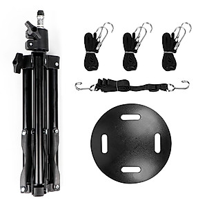 iCOVER Support Pole System for Patio Furniture Cover, Adjustable Height for Grill and Patio Dining Table Set Cover, Avoid Water Accumulation (Includes Straps)