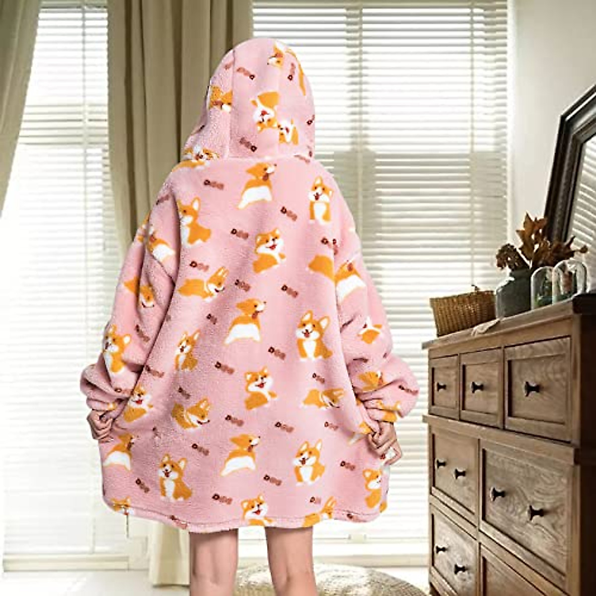 Gyryp Blanket Hoodie,Oversized Hoodie,Wearable Blanket,Blanket Sweatshirt,Sweater Blanket,Cozy Comfy Blanket Hoodie,Hooded Blanket
