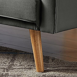 Eafurn Convertible Sofa Bed, Adjustable Modern Futon Couch-Breathable Fabric Folding Lounge Loveseat Reversible Daybed Easy to Clean-Ideal for Bedroom, 72", Grey