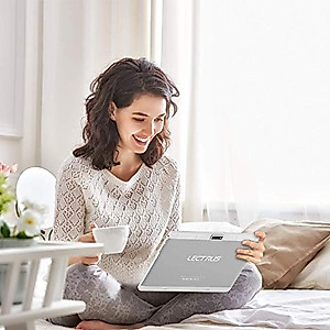 Lectrus 10 inch Android 10.0 Tablet with Quad-Core Processor, 32GB Storage, Dual Cameras & Speakers, 1280x800 IPS Full Display, WiFi, Bluetooth, Google Certified, USB C, Silver
